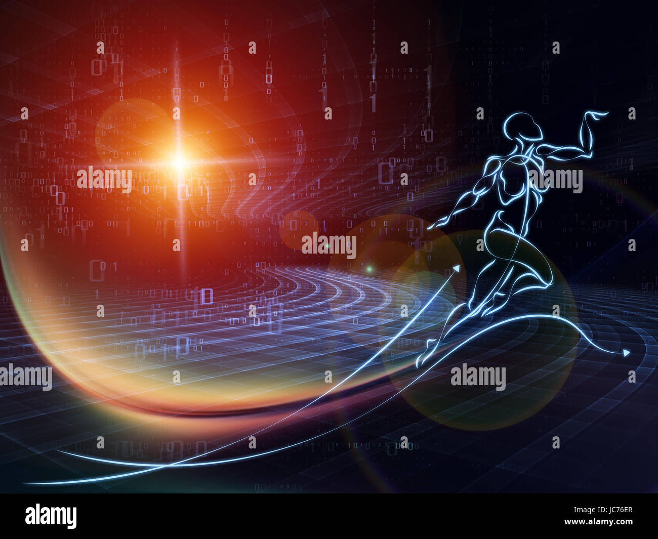 Geometry of Man series. Composition of Human line drawing, math ...