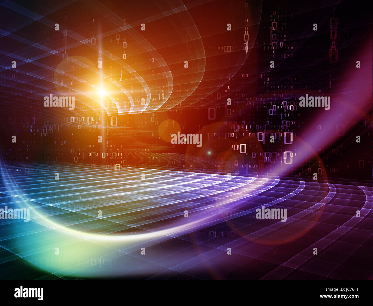 Space Geometry series. Artistic background made of Math, geometry and ...