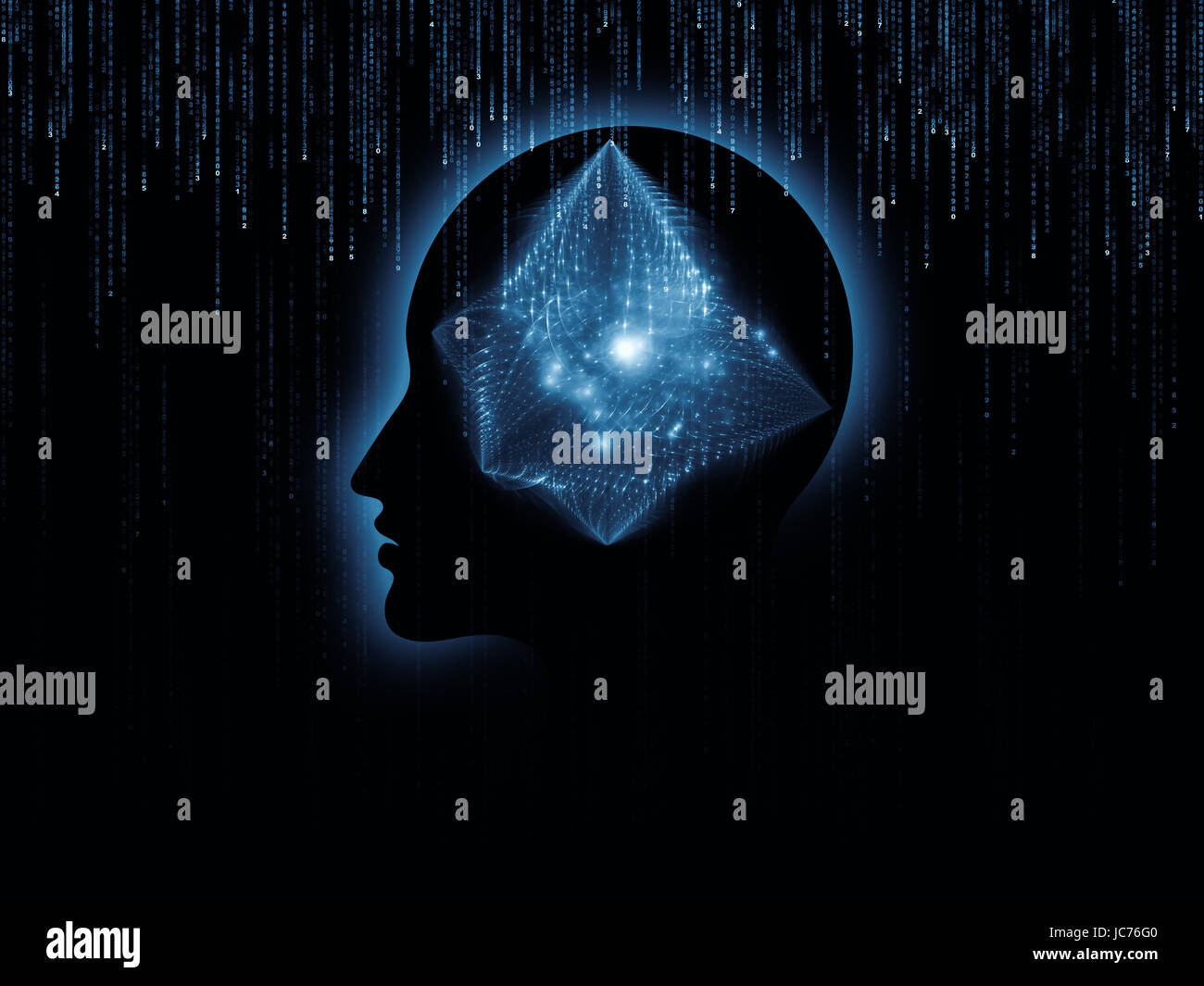 Mind Geometry series. Interplay of Human profile, math and design ...