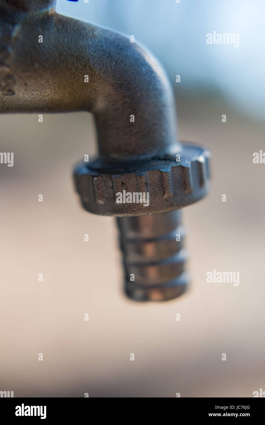 sillcock water faucet Stock Photo - Alamy