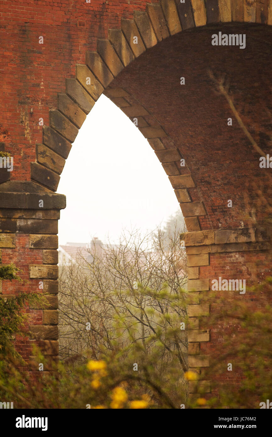 Yarm viaduct over the River Tees Stock Photo - Alamy