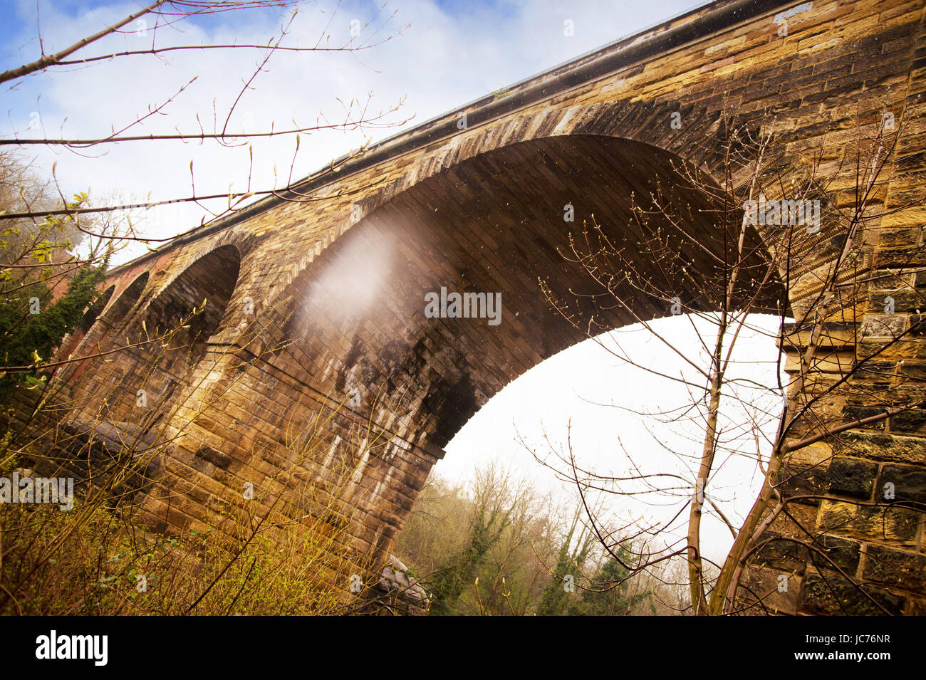 Yarm viaduct over the River Tees Stock Photo - Alamy