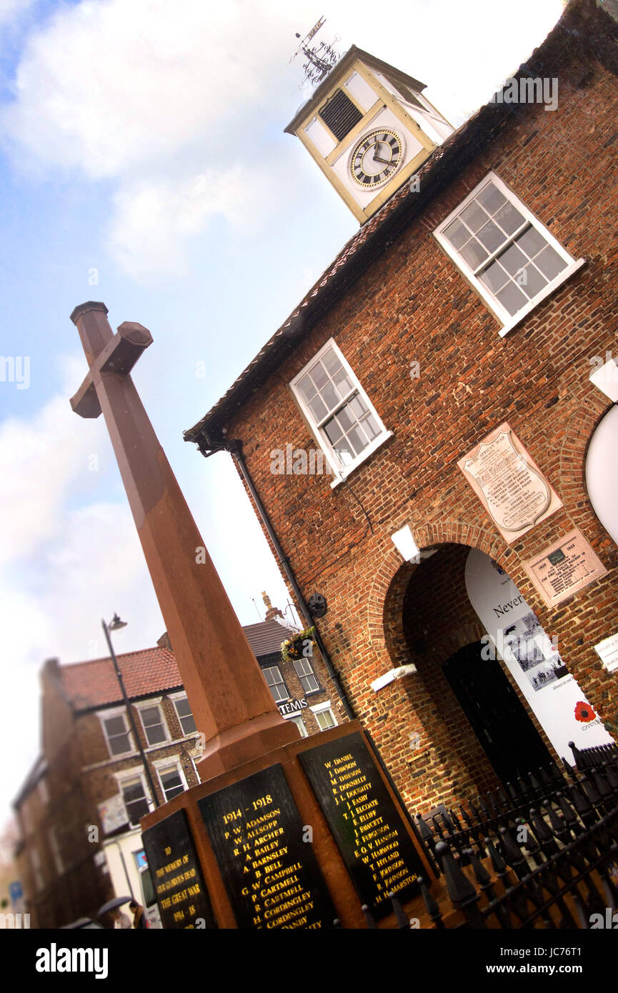 Yarm Town hall Stock Photo - Alamy