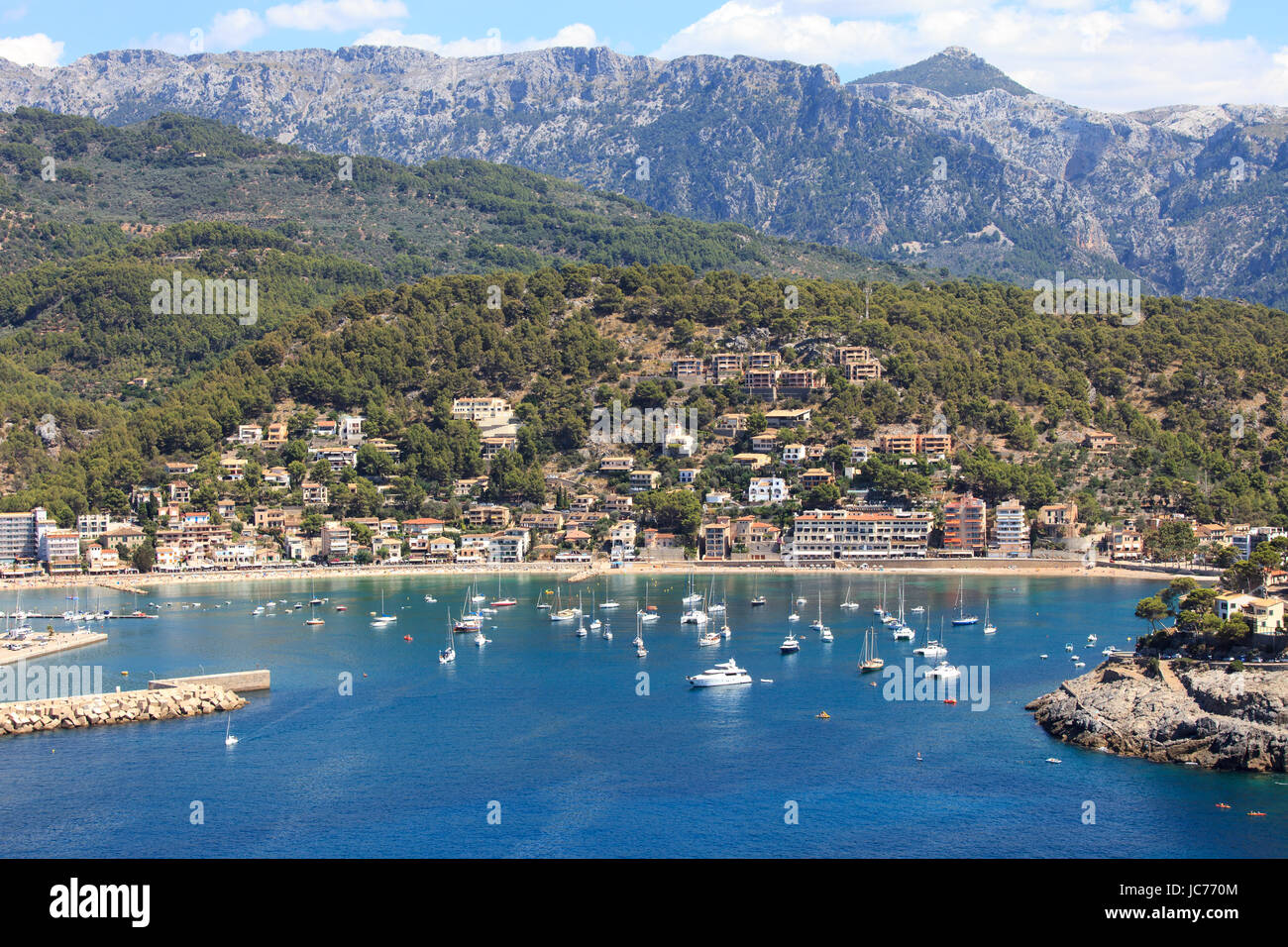 Port de Soller Stock Photo - Alamy