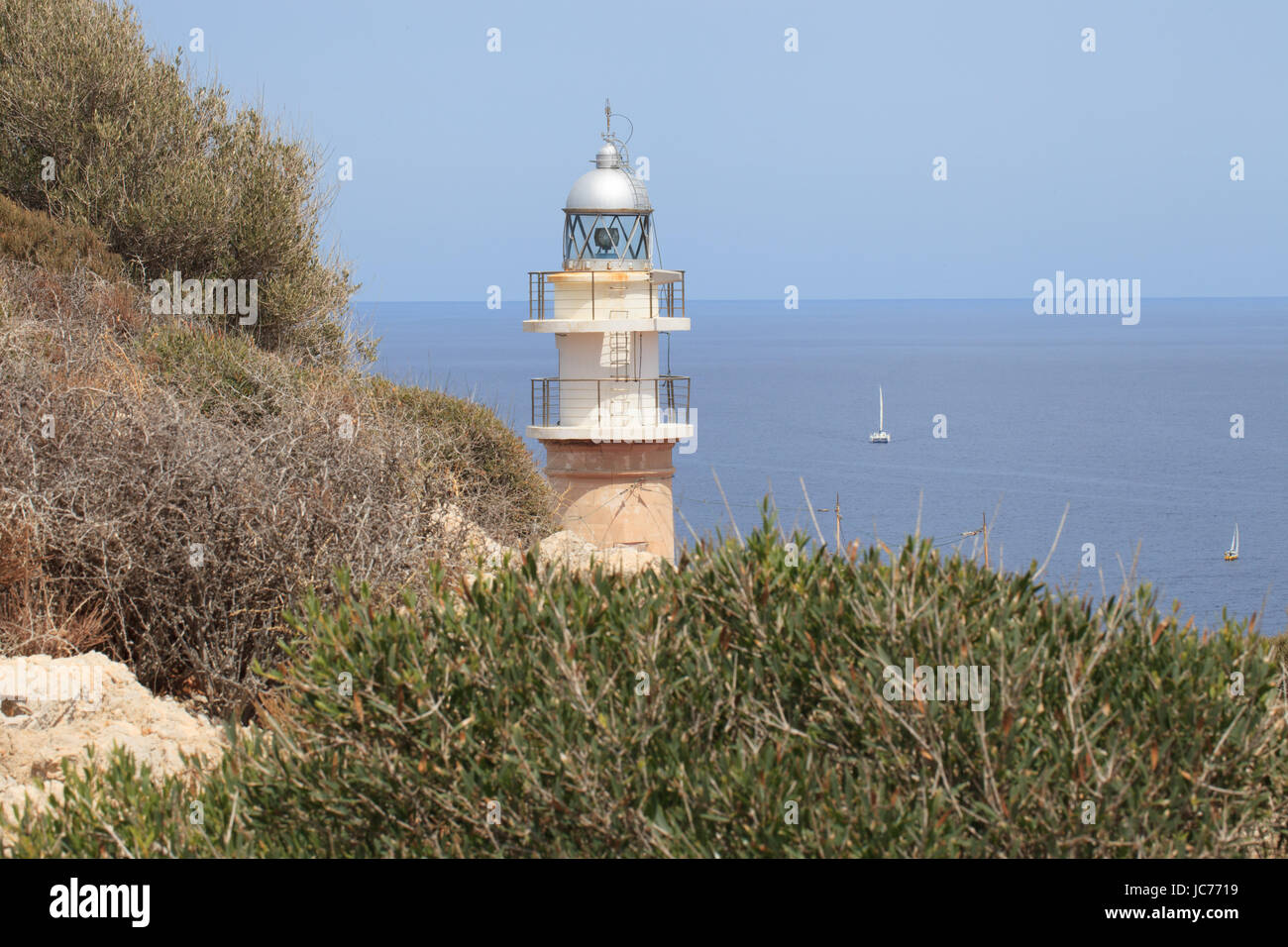 Leuchtturm sa Dragonera Stock Photo - Alamy