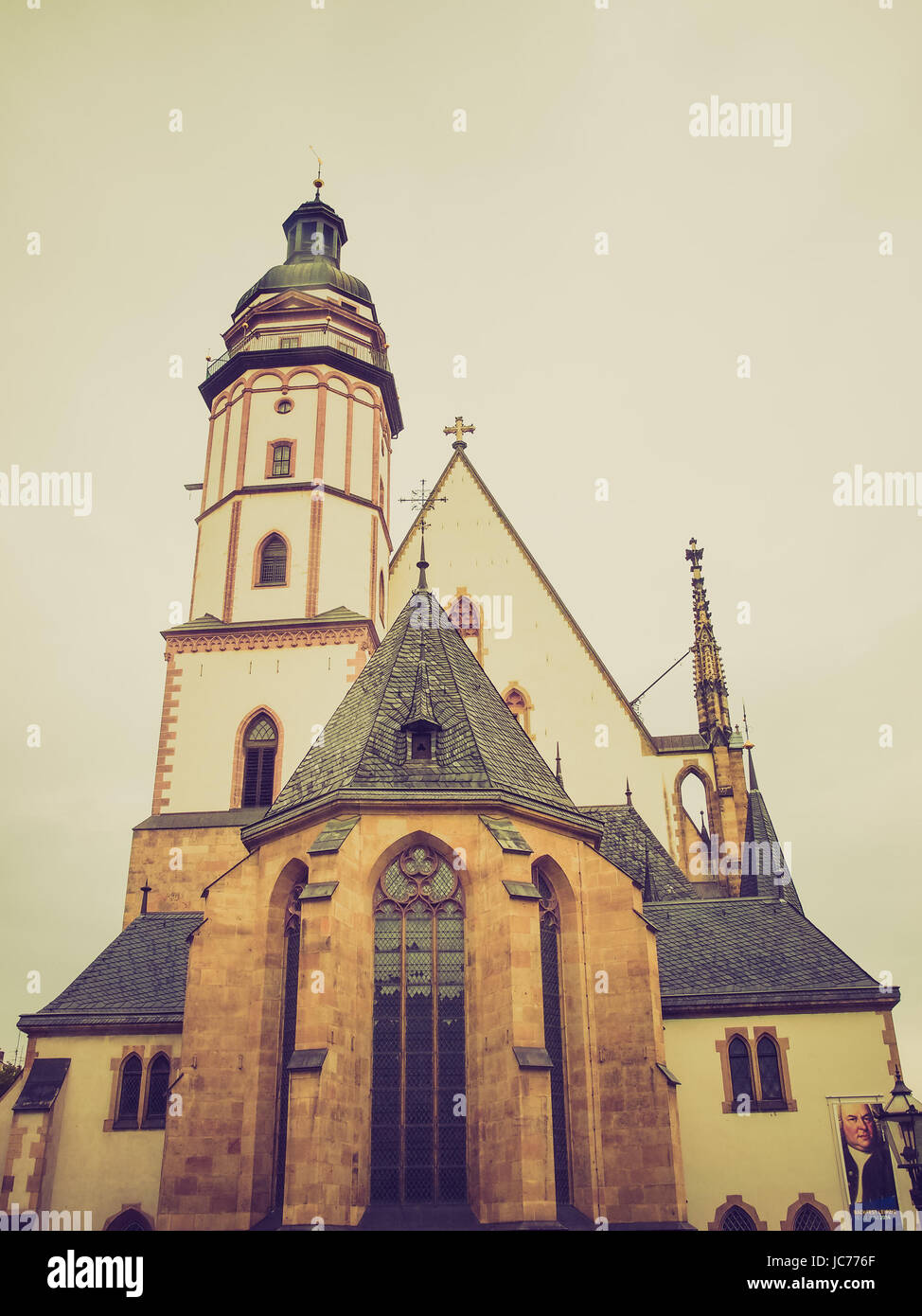 Thomaskirche St Thomas Church in Leipzig Germany where Johann Sebastian ...