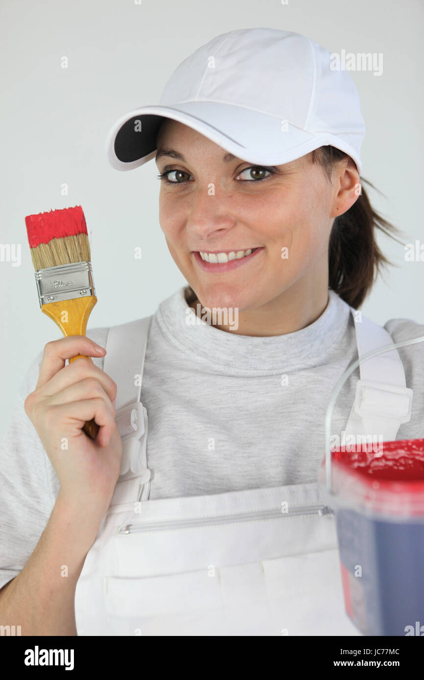 Portrait of a painter Stock Photo - Alamy