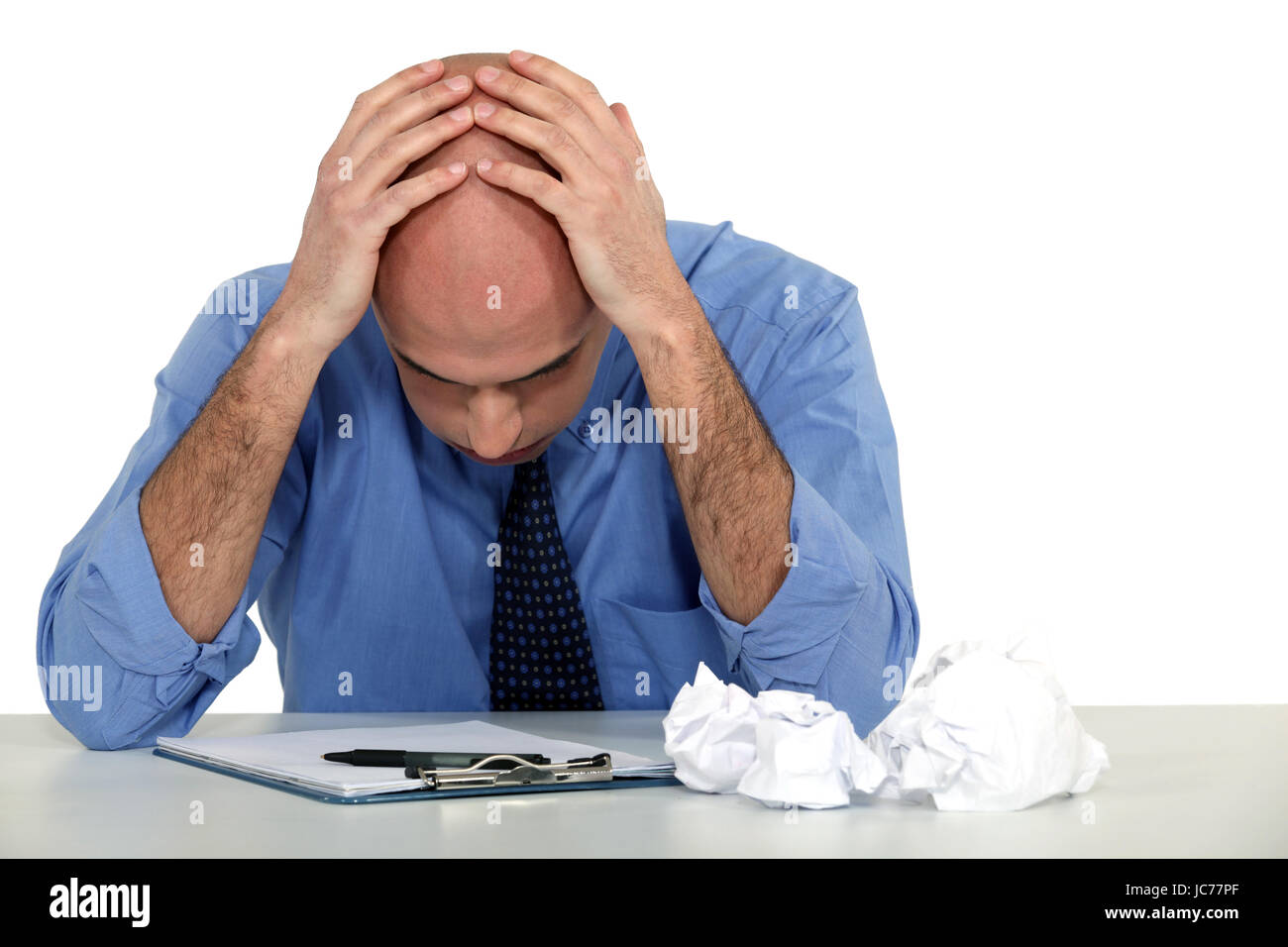 Man with problems Stock Photo - Alamy