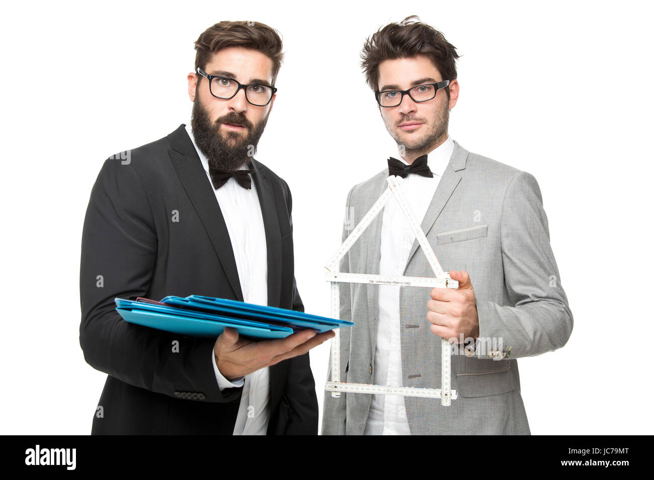 2 business men Stock Photo - Alamy