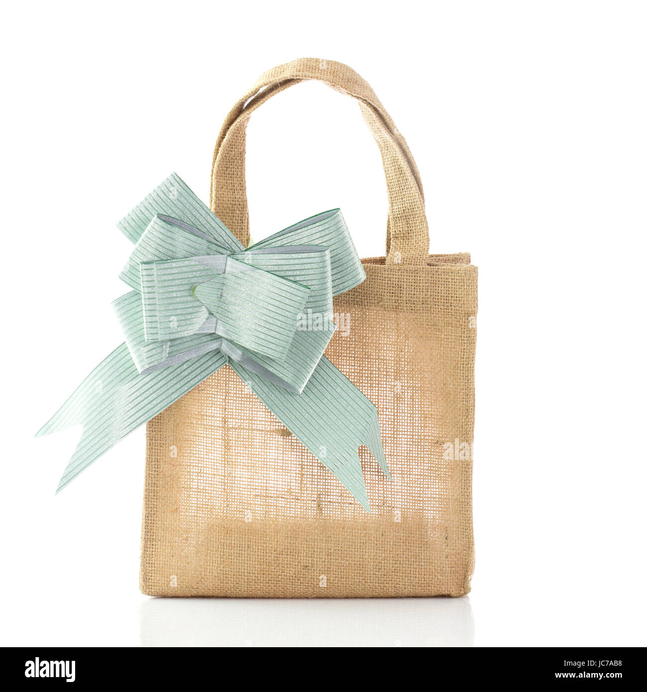 natural gunny bags with lable Stock Photo - Alamy