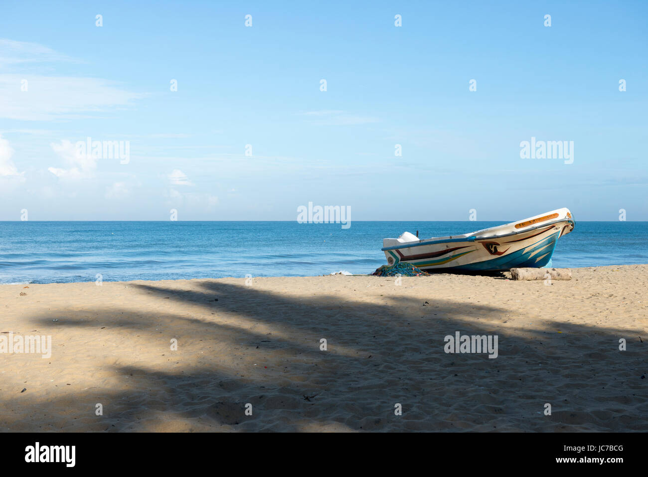The boat on the beach Stock Photo - Alamy