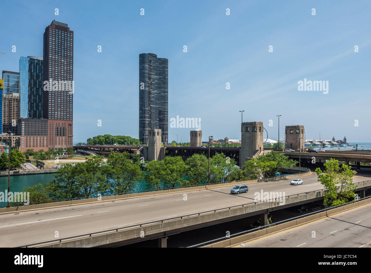 Chicago illinois midwest usa highway hi-res stock photography and ...