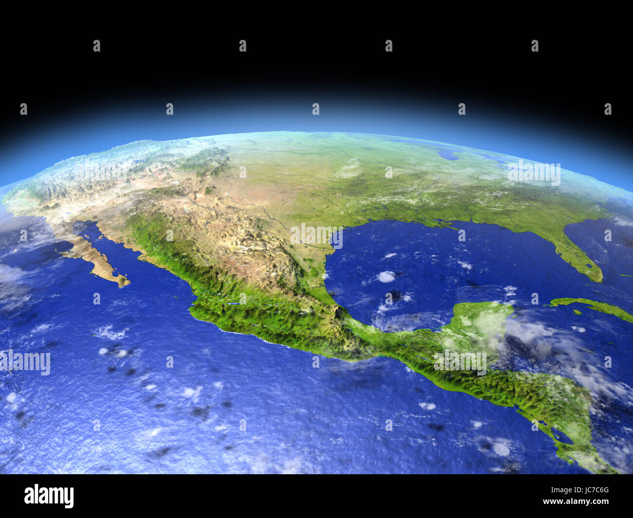3d satellite image of the gulf of mexico hi-res stock photography and ...