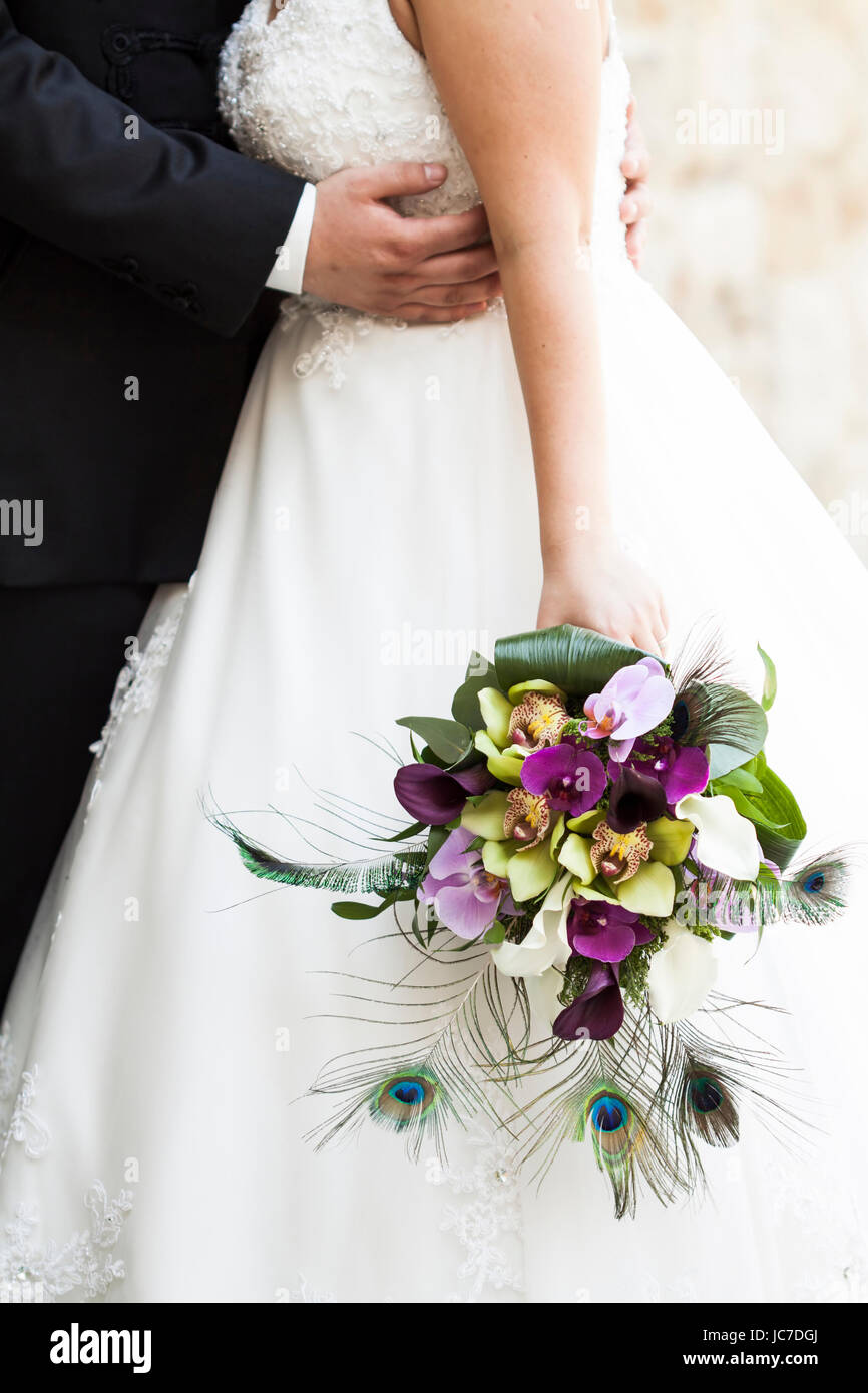 Bride and groom. Wedding theme Stock Photo - Alamy