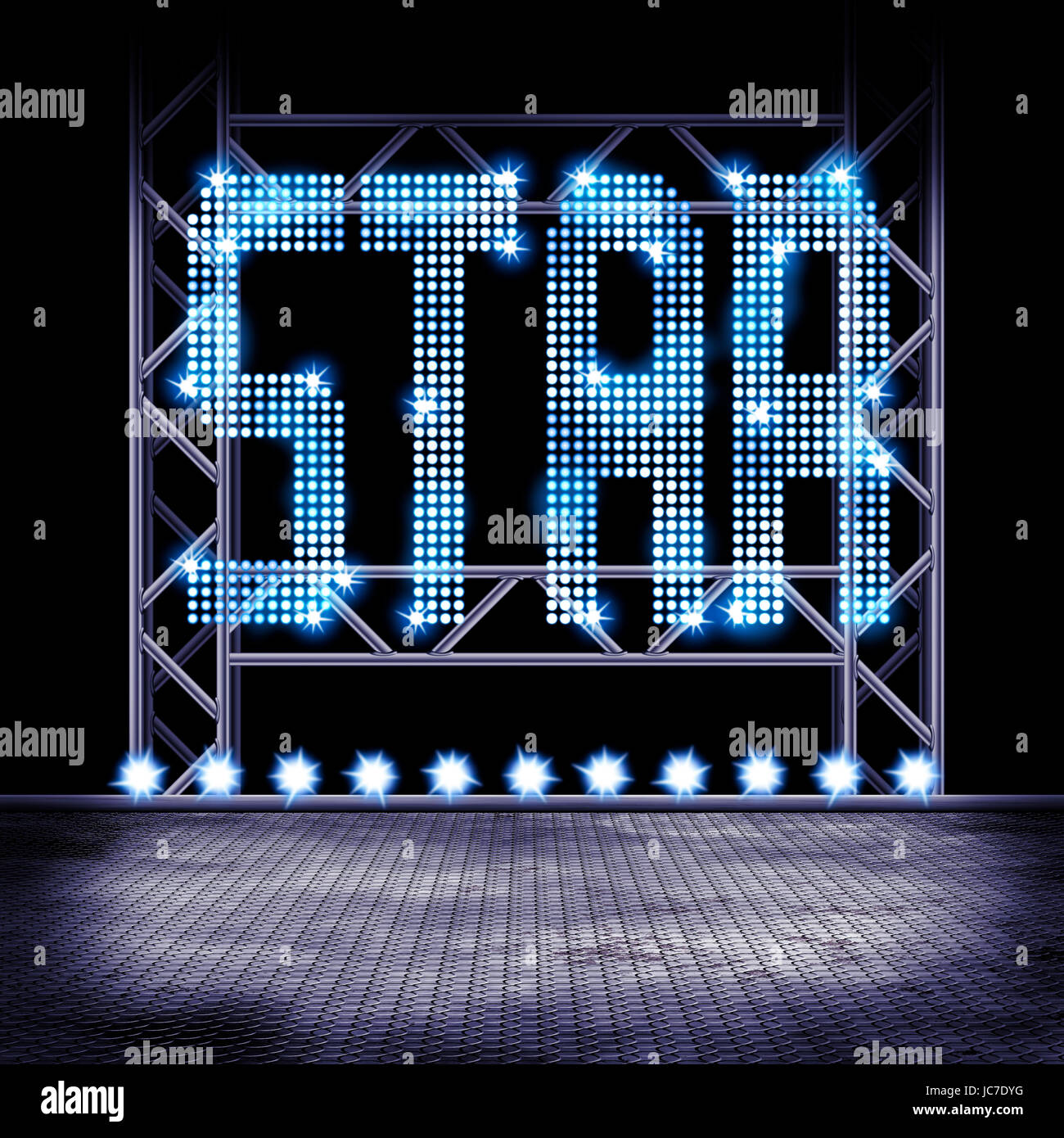 Wordstar Blue Background