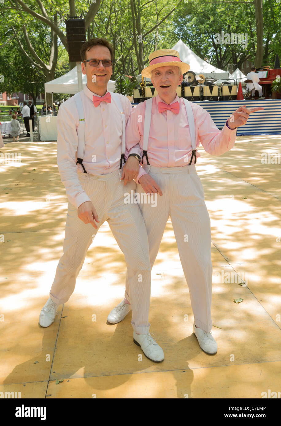 Atmosphere at 12th annual Jazz Age lawn party on Governors Island ...
