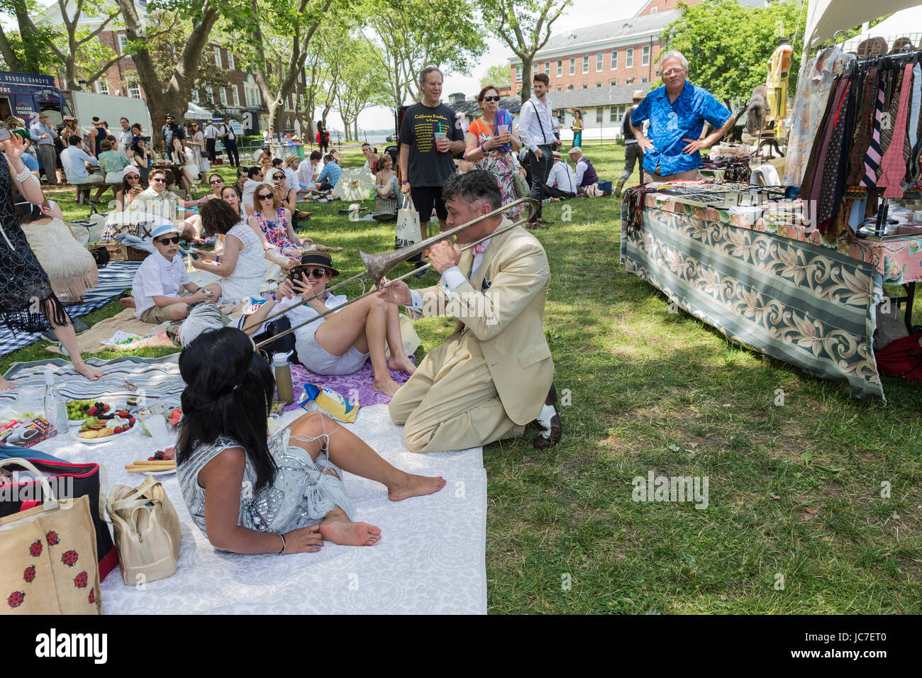 Michael Arenella preforms at 12th annual Jazz Age lawn party on ...