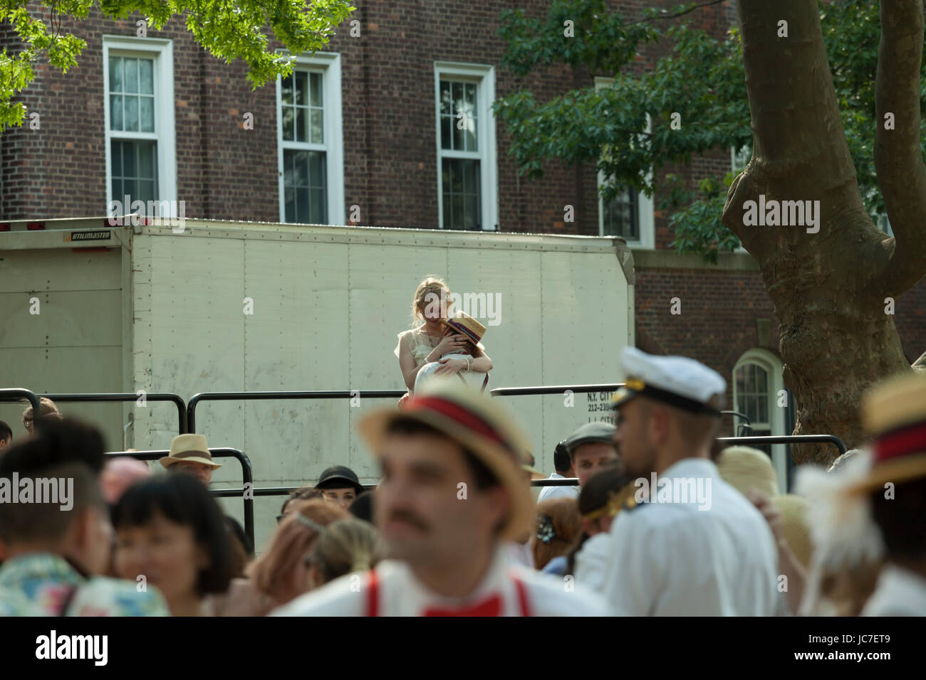 Atmosphere at 12th annual Jazz Age lawn party on Governors Island ...