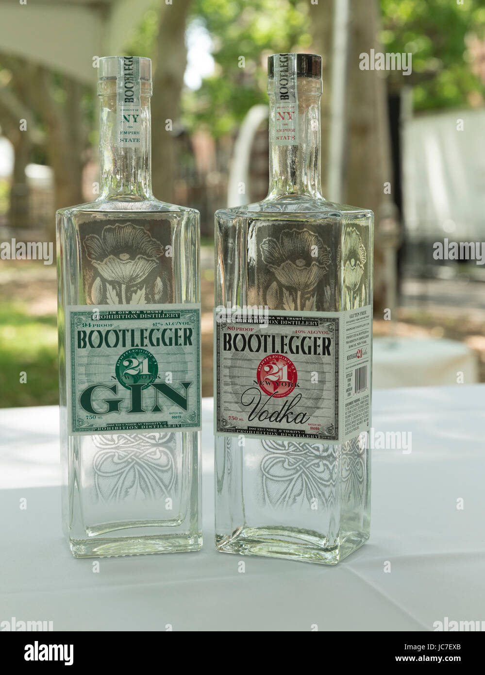 Gin and vodka by Prohibition distillery on display at 12th annual Jazz ...