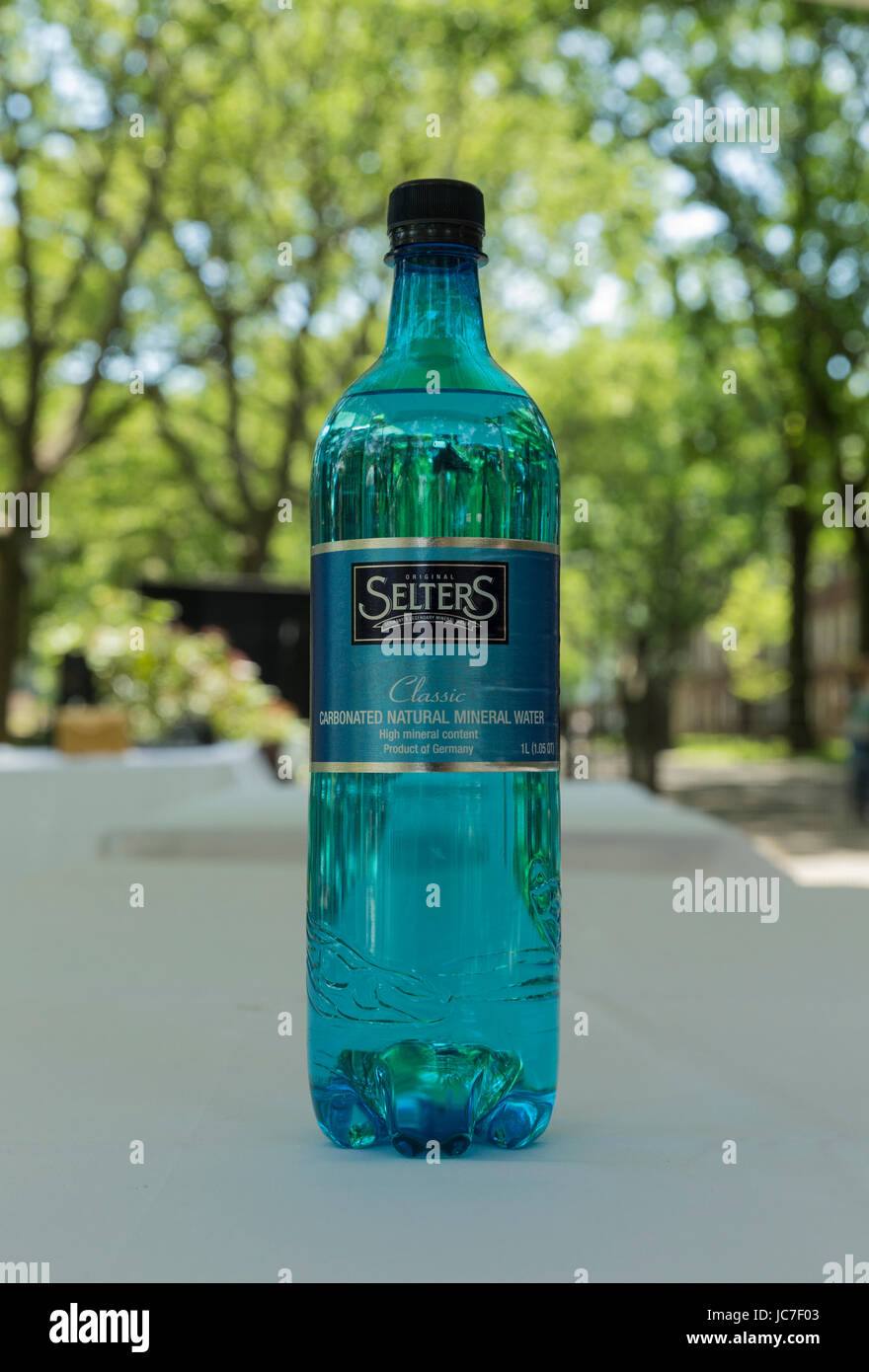 Bottle Original German Selters water on display at 12th annual Jazz Age ...