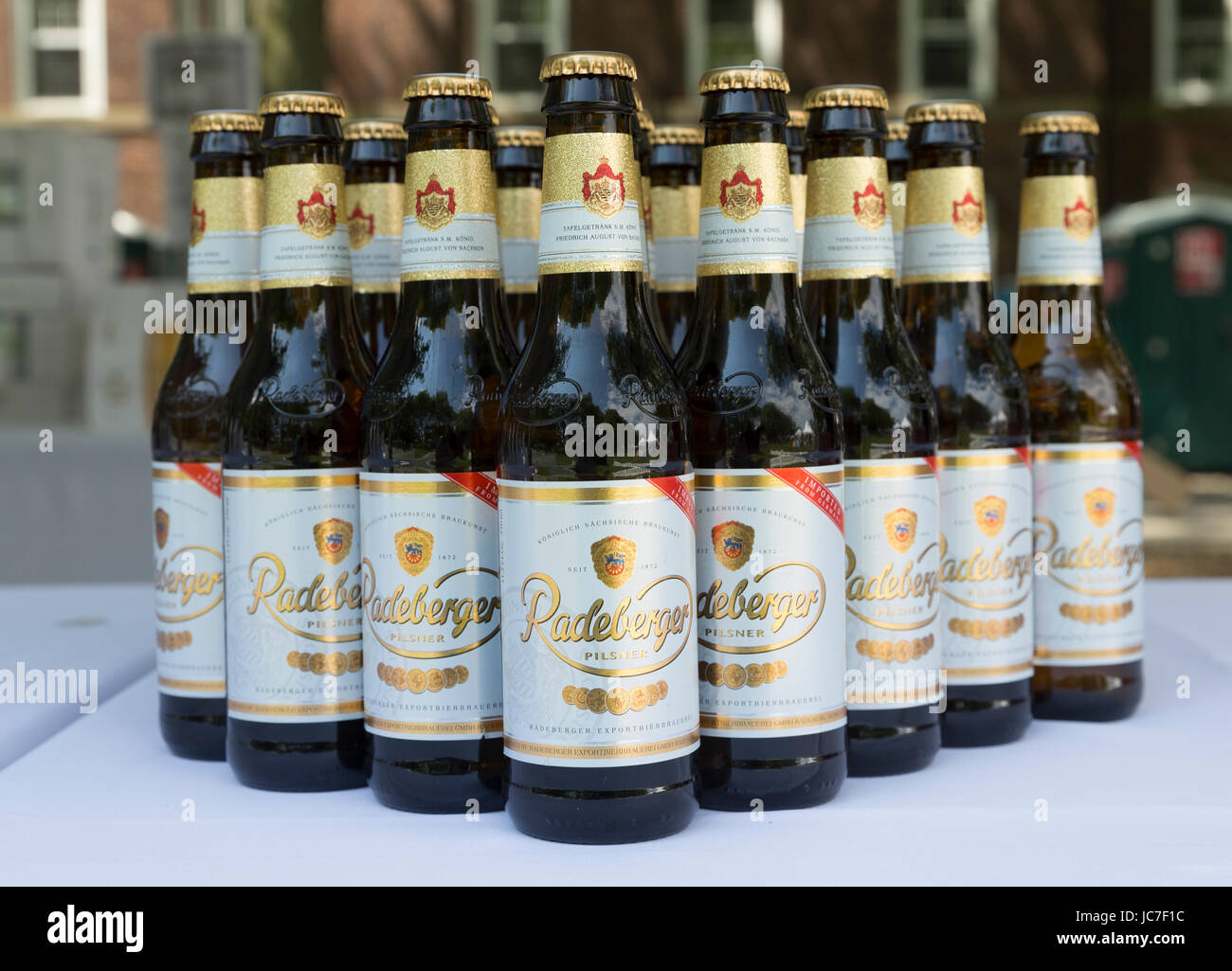 Radeberger Pilsner beer on display at 12th annual Jazz Age lawn party ...