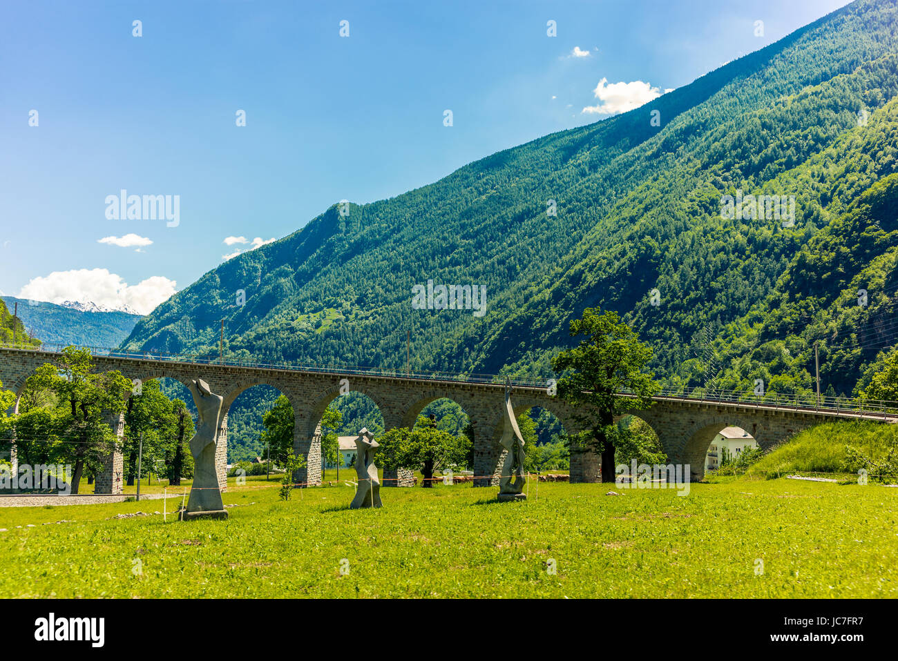 Circular Viaduct Brusio High Resolution Stock Photography and Images ...