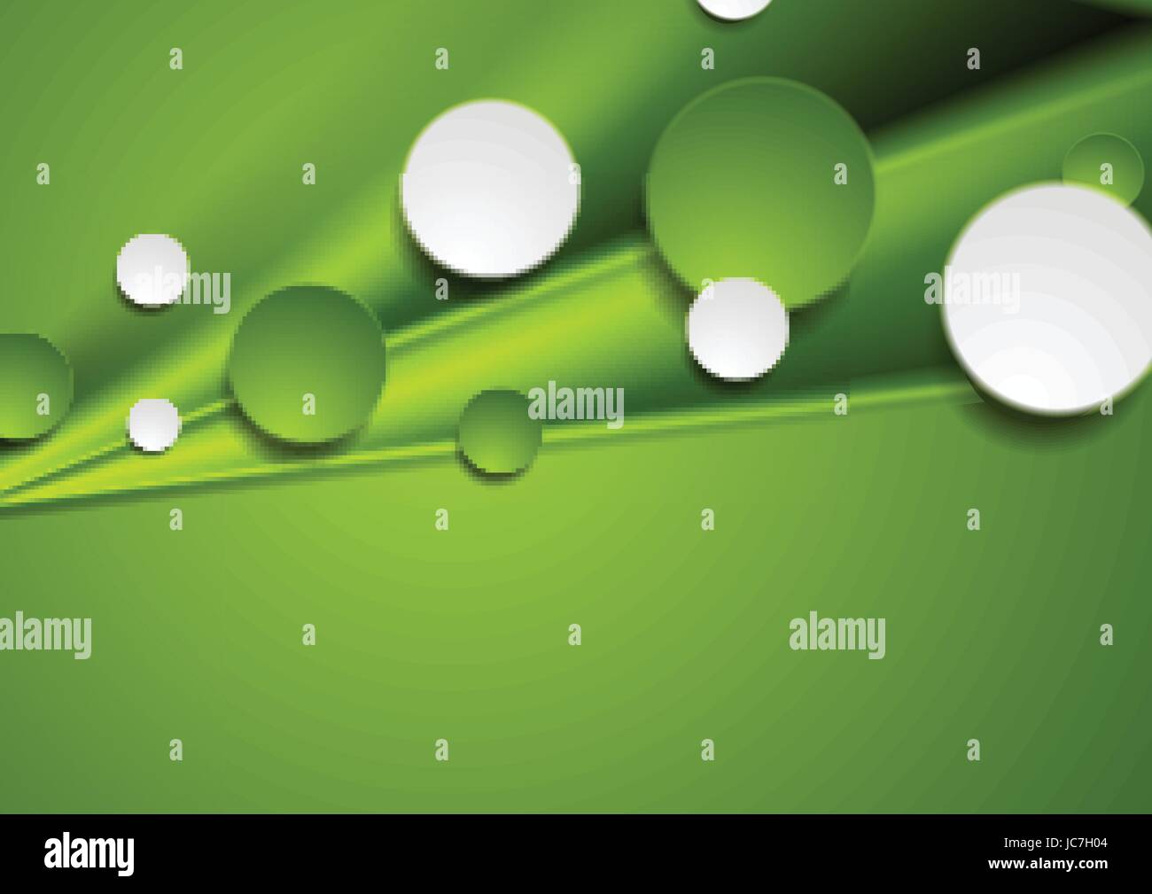 Abstract technical background green circles Stock Vector Images - Alamy