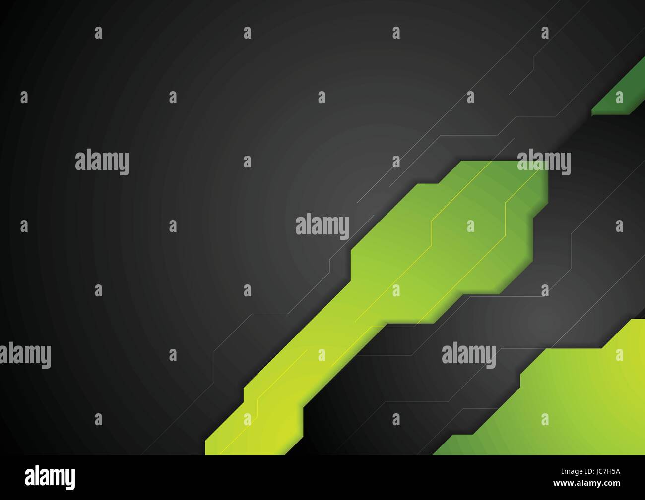 Abstract tech corporate green and black contrast background. Vector ...