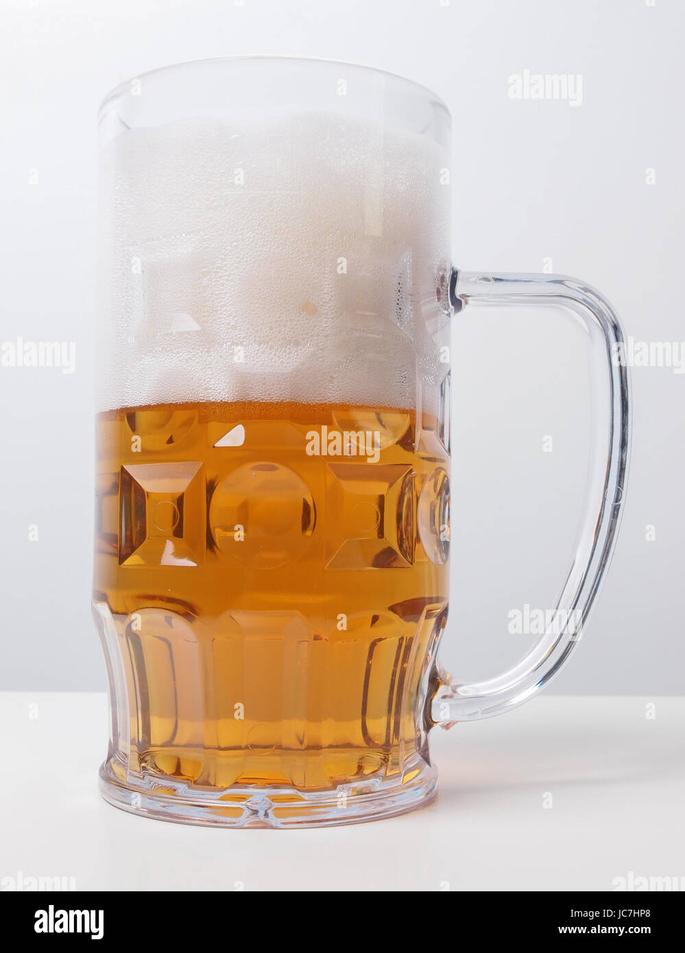 A large glass of German lager beer Stock Photo - Alamy
