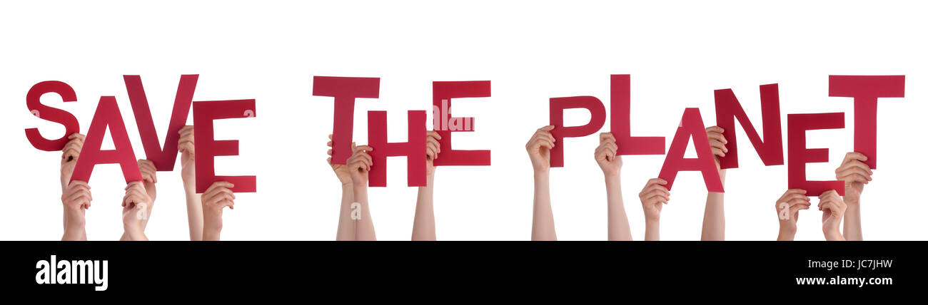 Many hands saving earth hi-res stock photography and images - Alamy