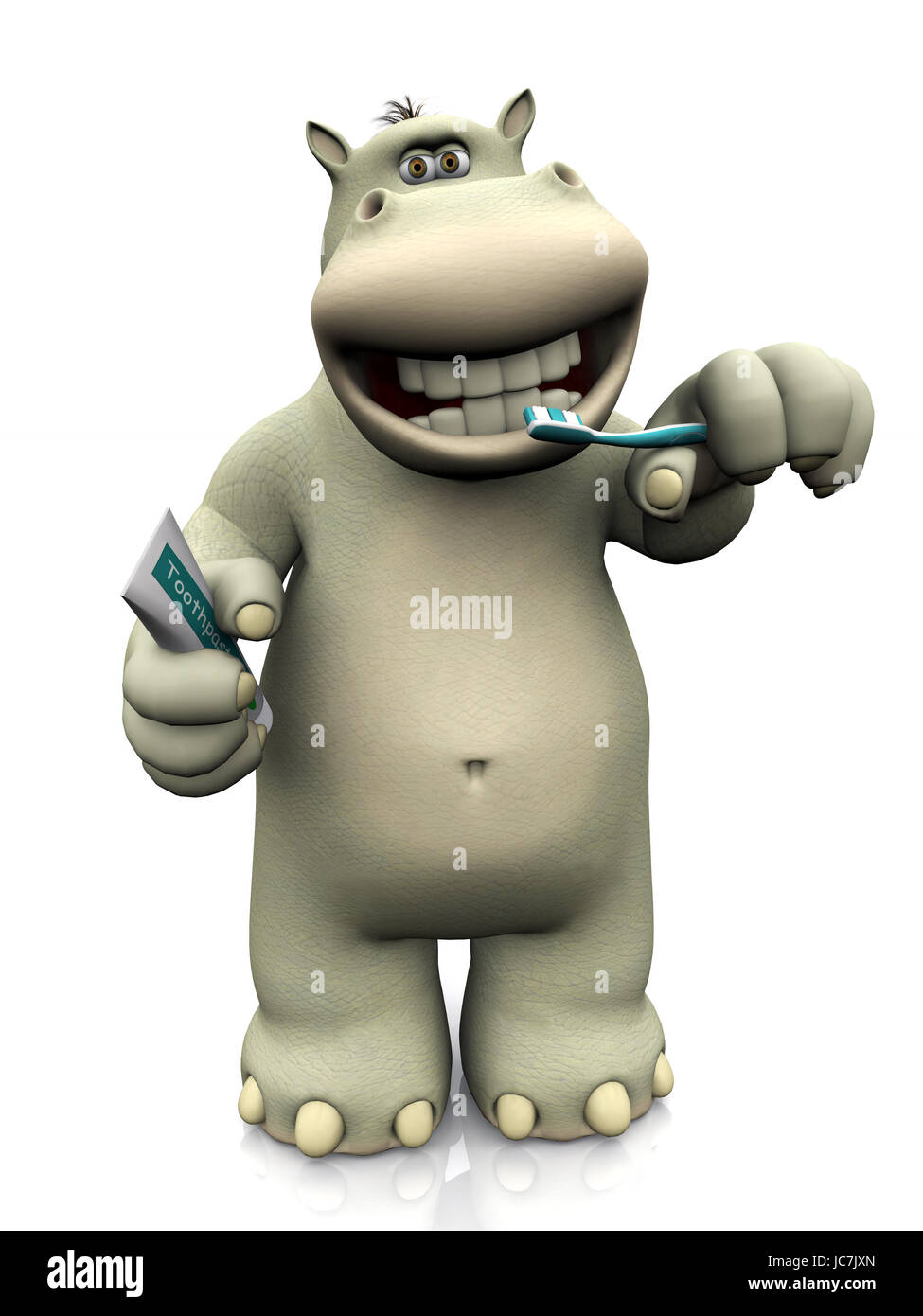 Hippo teeth brushing hi-res stock photography and images - Alamy