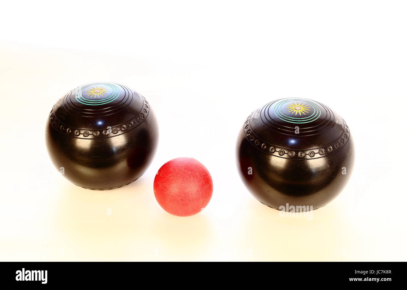 Two big balls and one small ball Stock Photo - Alamy