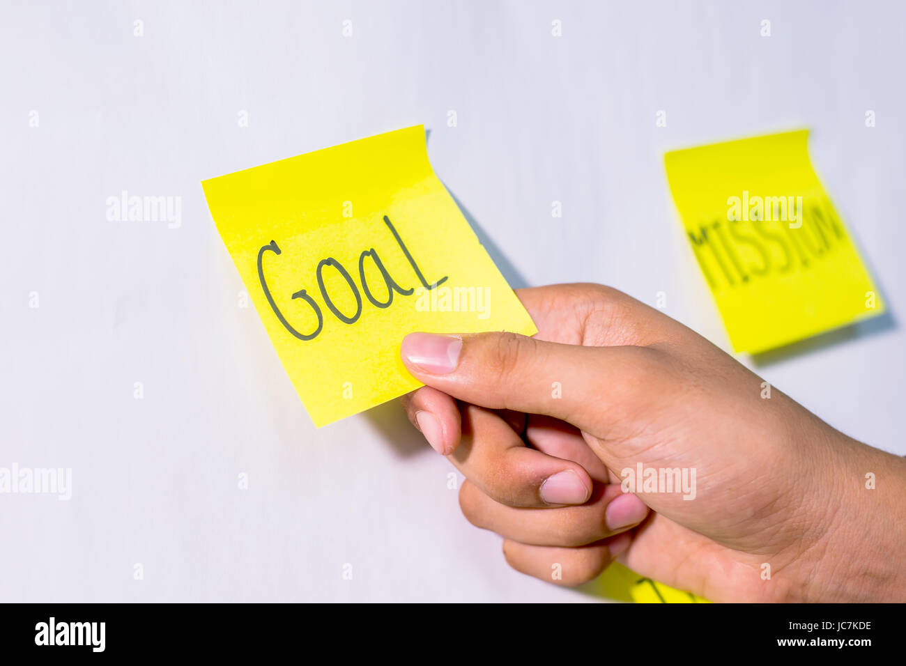 business success note, idea and goal in the meeting Stock Photo - Alamy