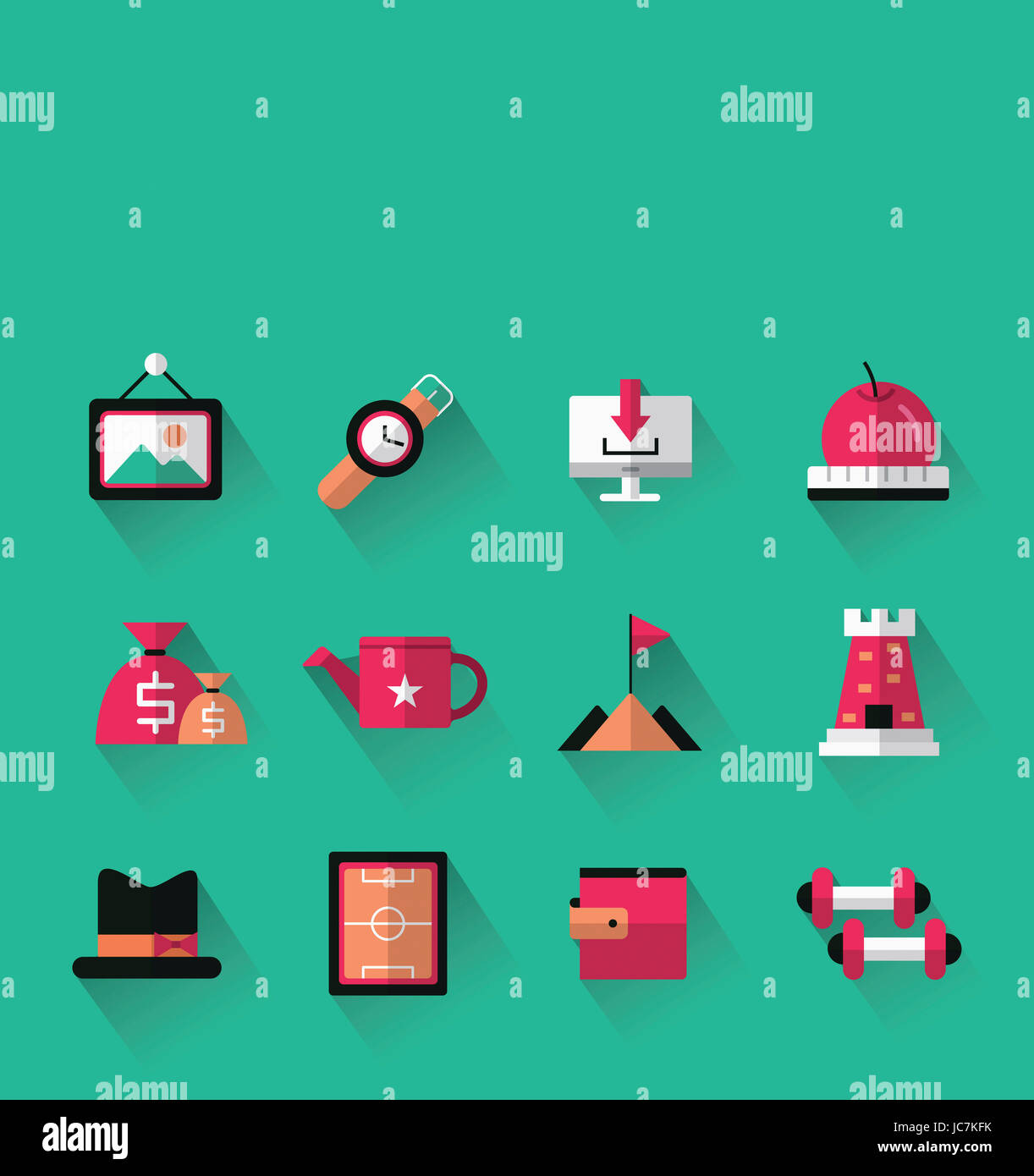 Set of various icons Stock Photo - Alamy