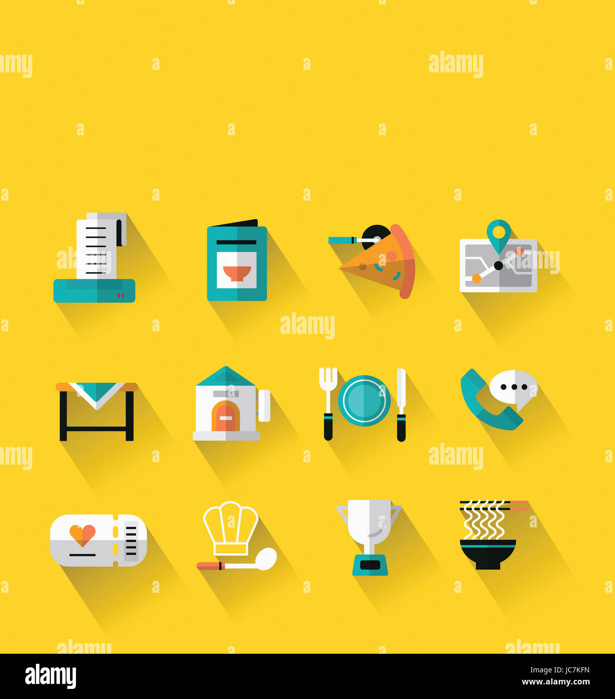 Set of various icons Stock Photo - Alamy
