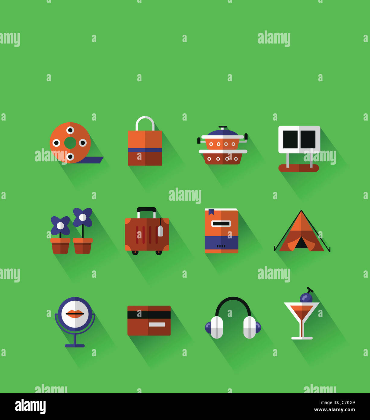 Set of various icons Stock Photo - Alamy