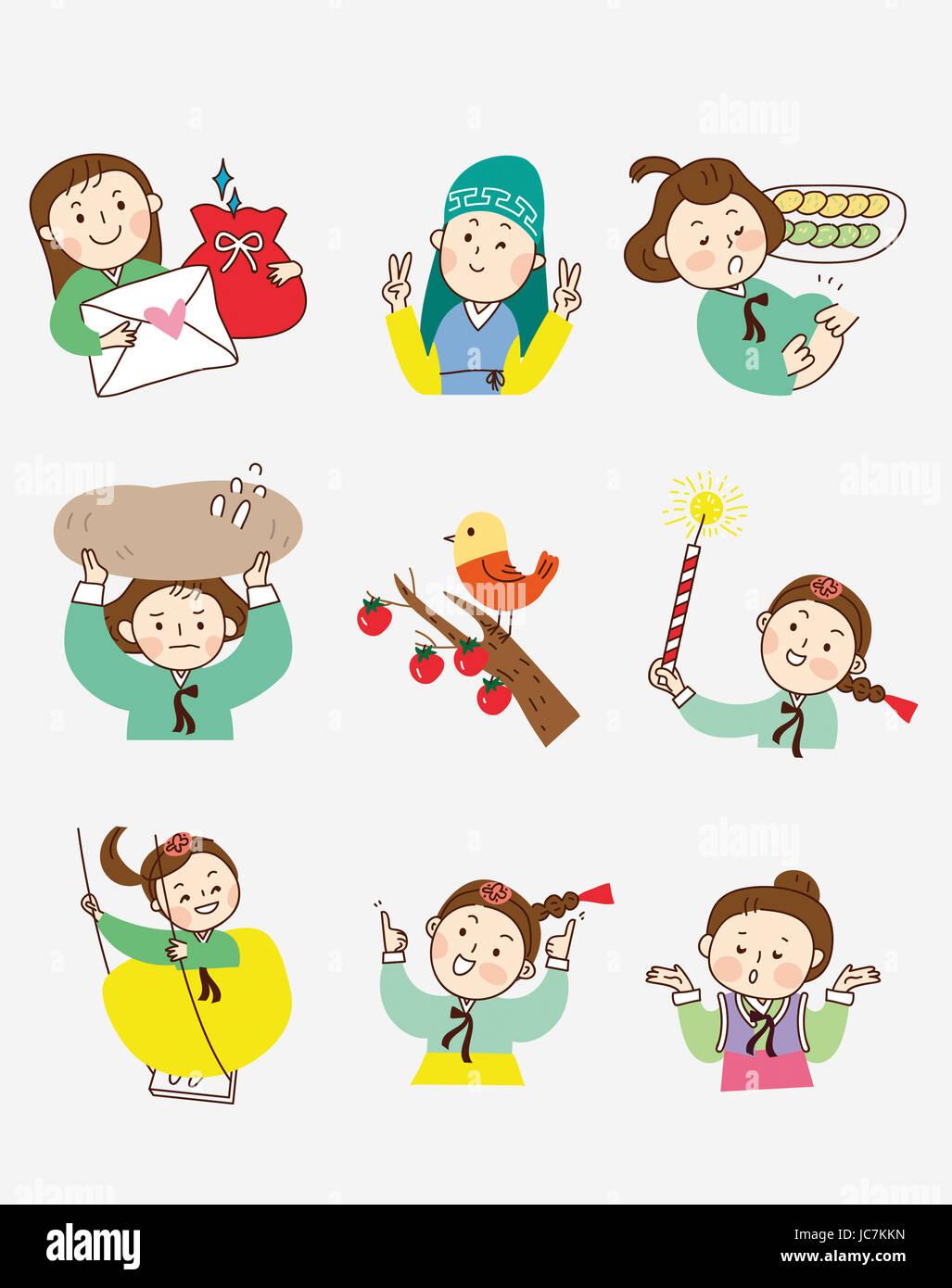 Korean emoticon hi-res stock photography and images - Alamy