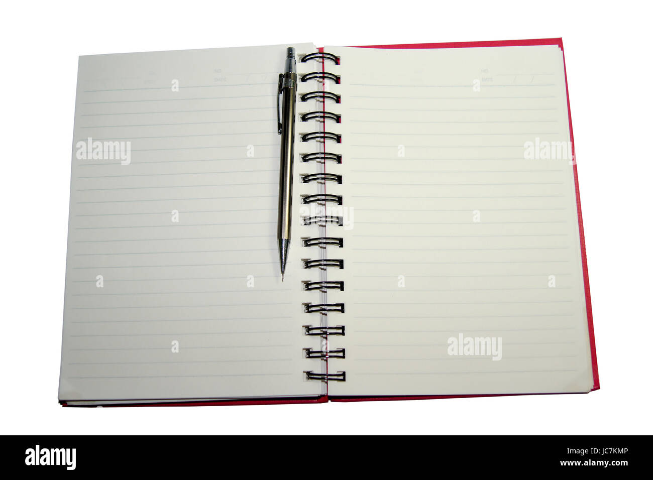 Pencil on note pad Cut Out Stock Images & Pictures - Alamy