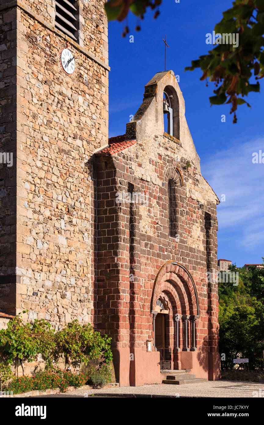 France, Haute-Loire (43), Vieille-Brioude, l'église // France, Haute ...