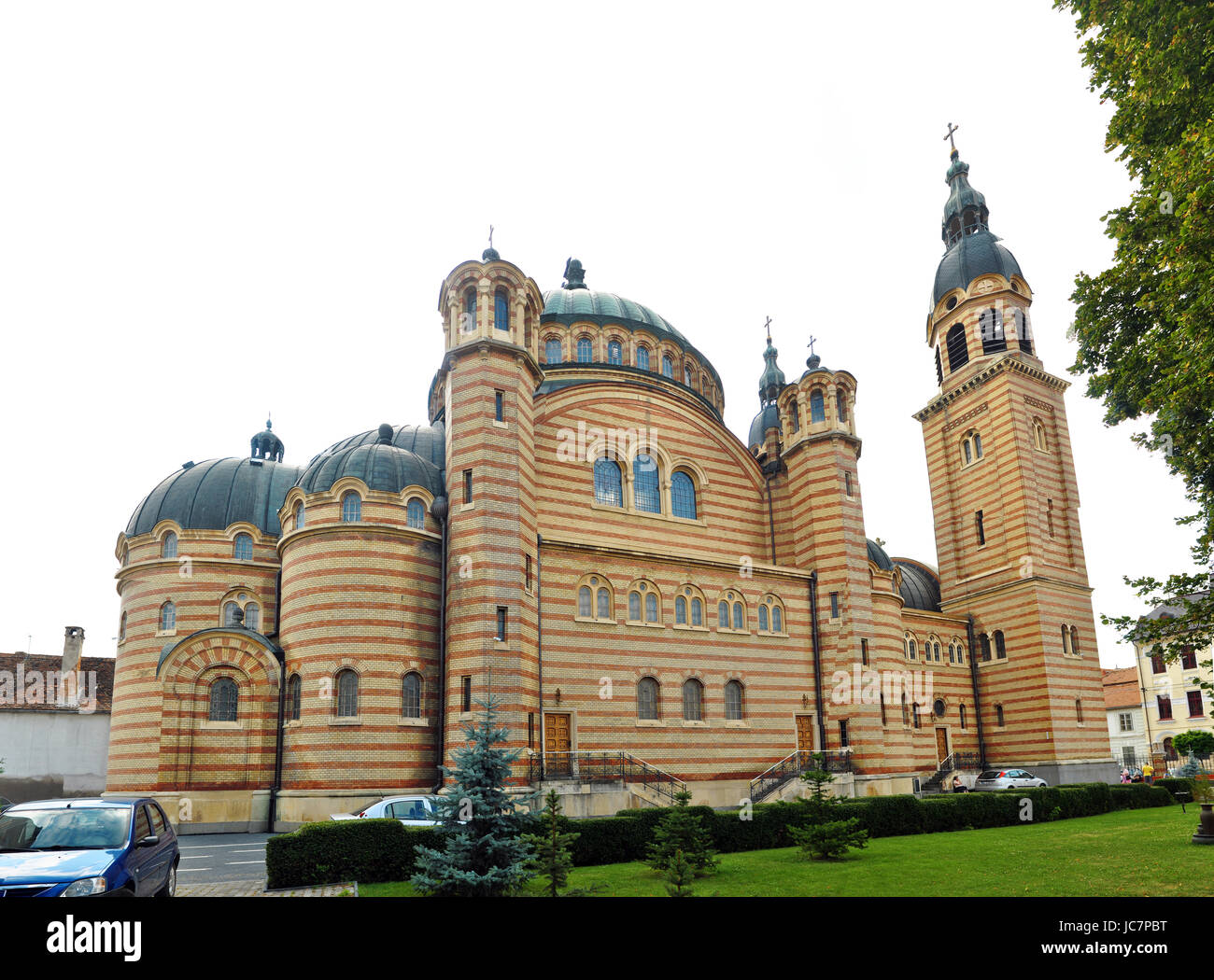 sibiu city romania Orthodox holy Trinity church Stock Photo - Alamy