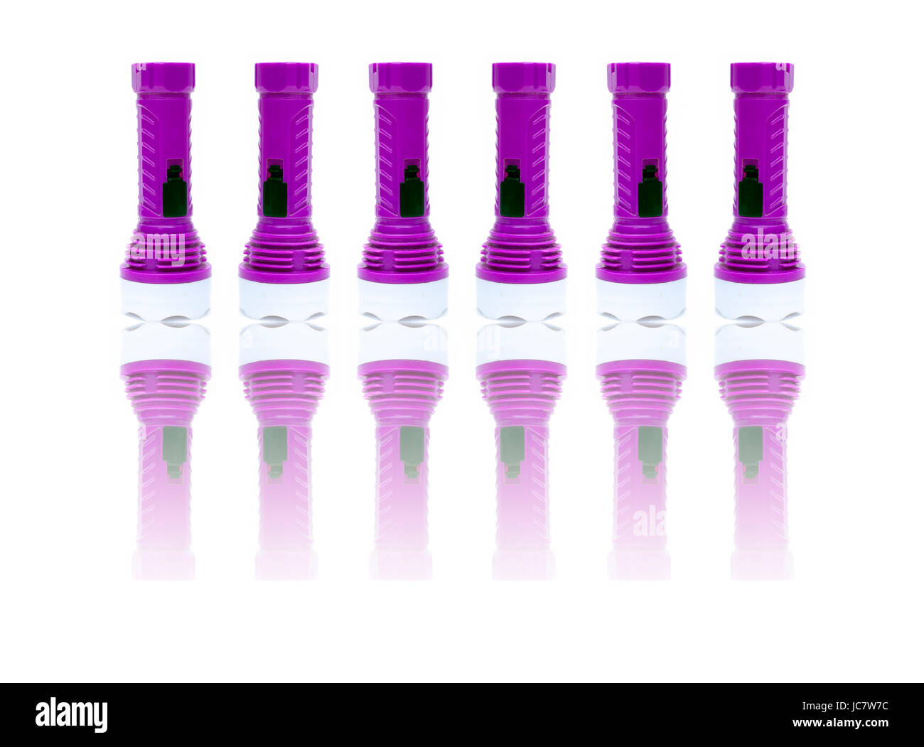 Kids Battery Operated Toy Torch, isolated on white. Less is more Stock ...