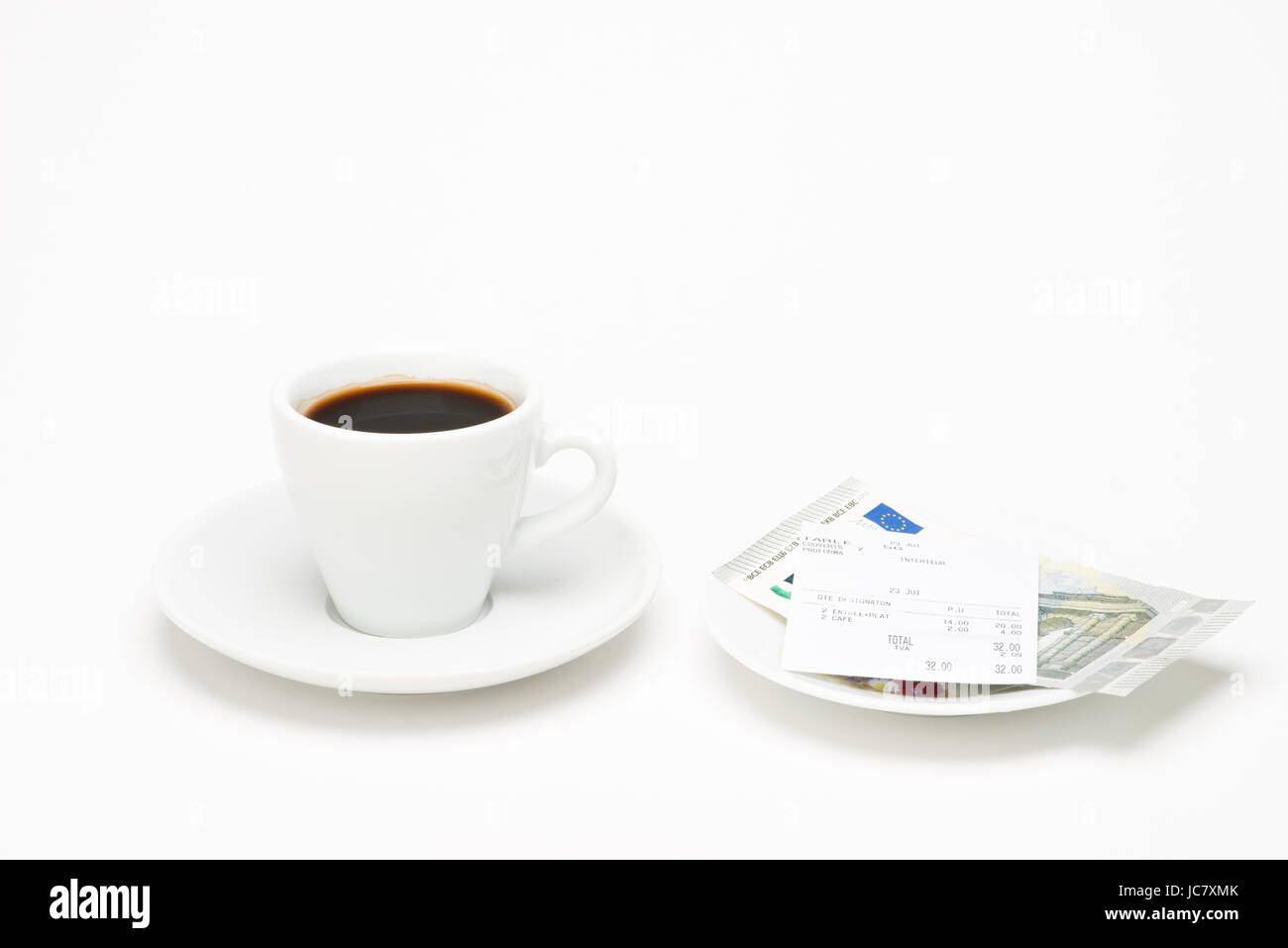 Coffee bill Cut Out Stock Images & Pictures - Alamy