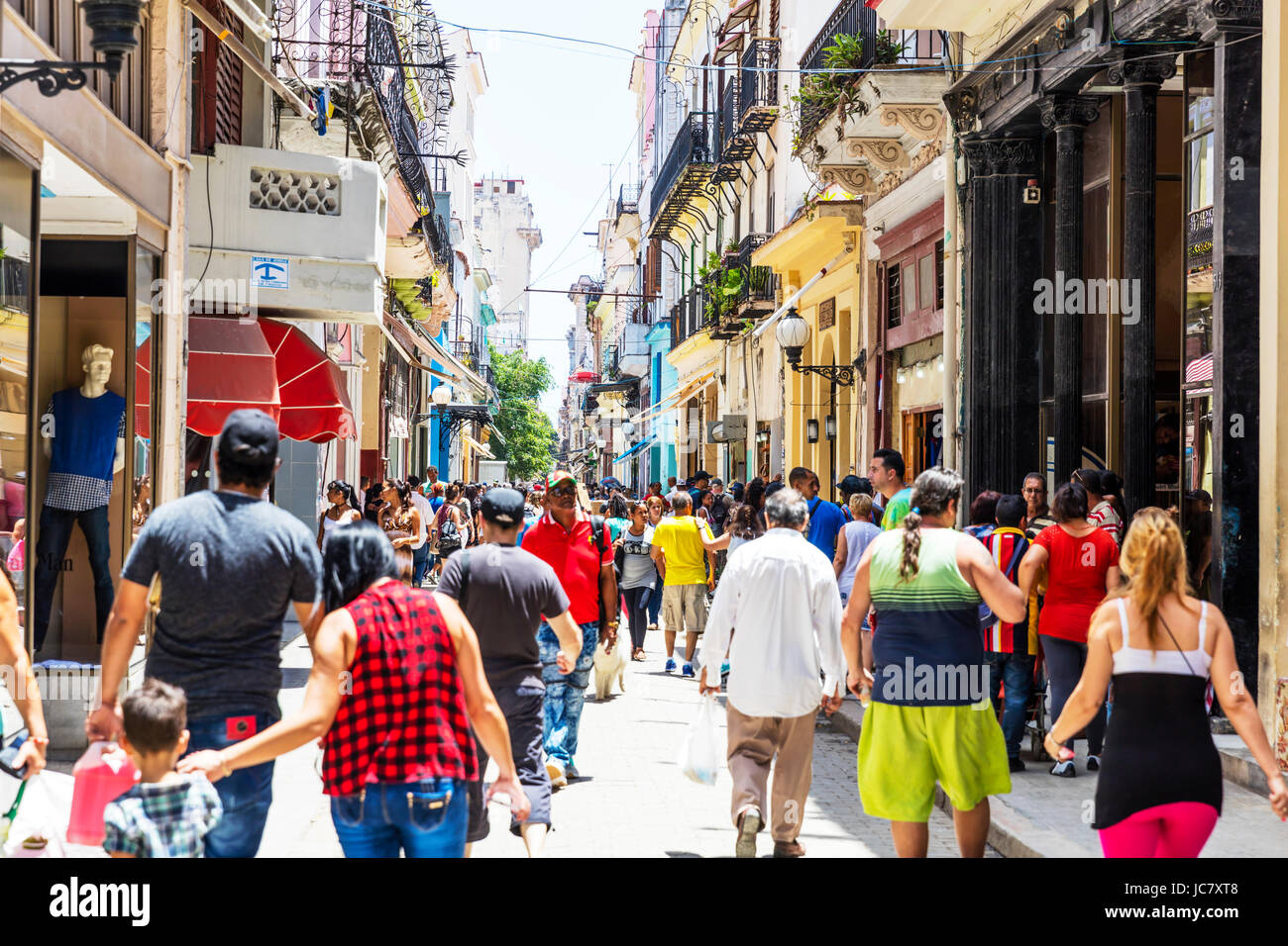 The Prado main street in Old Havana, Havana, Havana Cuba, Cuban city ...