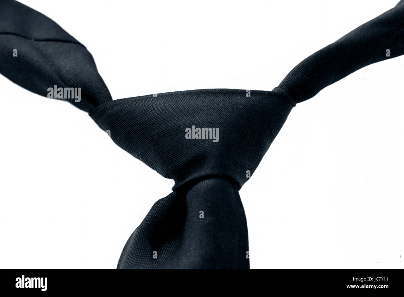 Black Neck Tie, isolated on white Stock Photo - Alamy