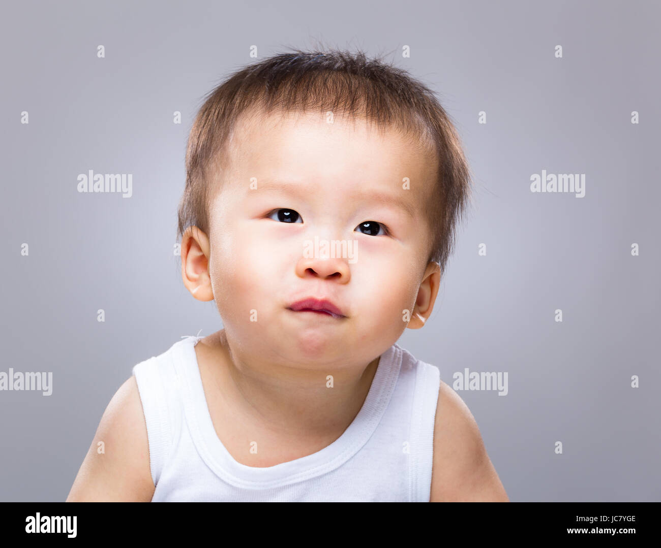 Baby pout lip Stock Photo - Alamy