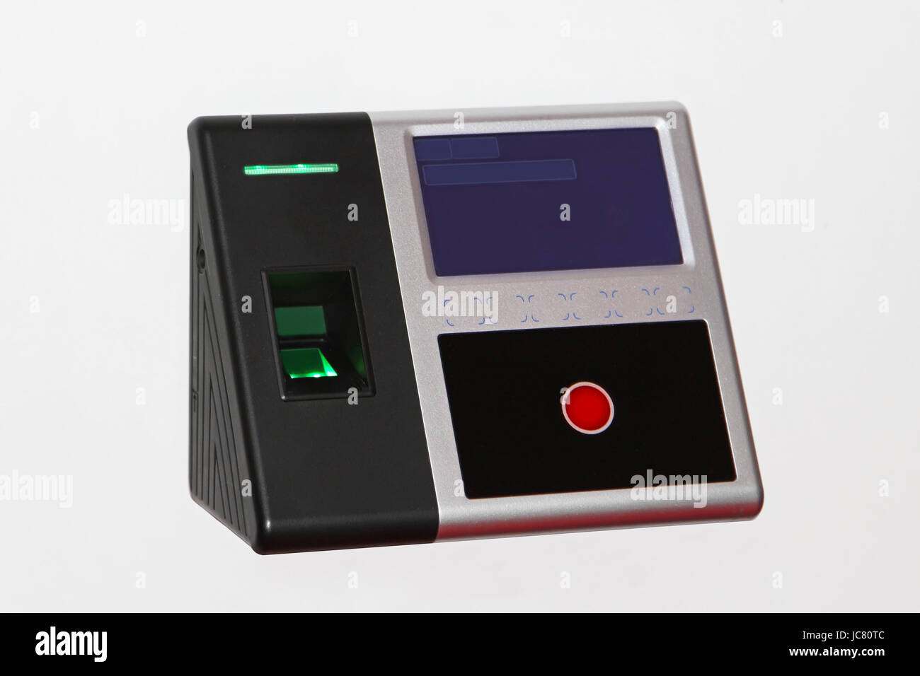 Fingerprint recognition scanner for control access security Stock Photo ...