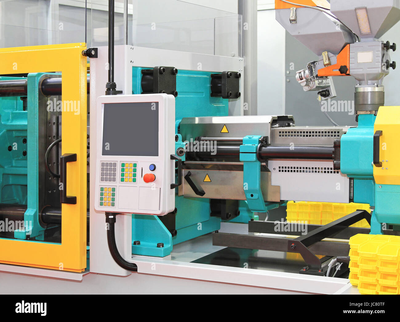 Injection moulding machine for plastic parts production Stock Photo - Alamy