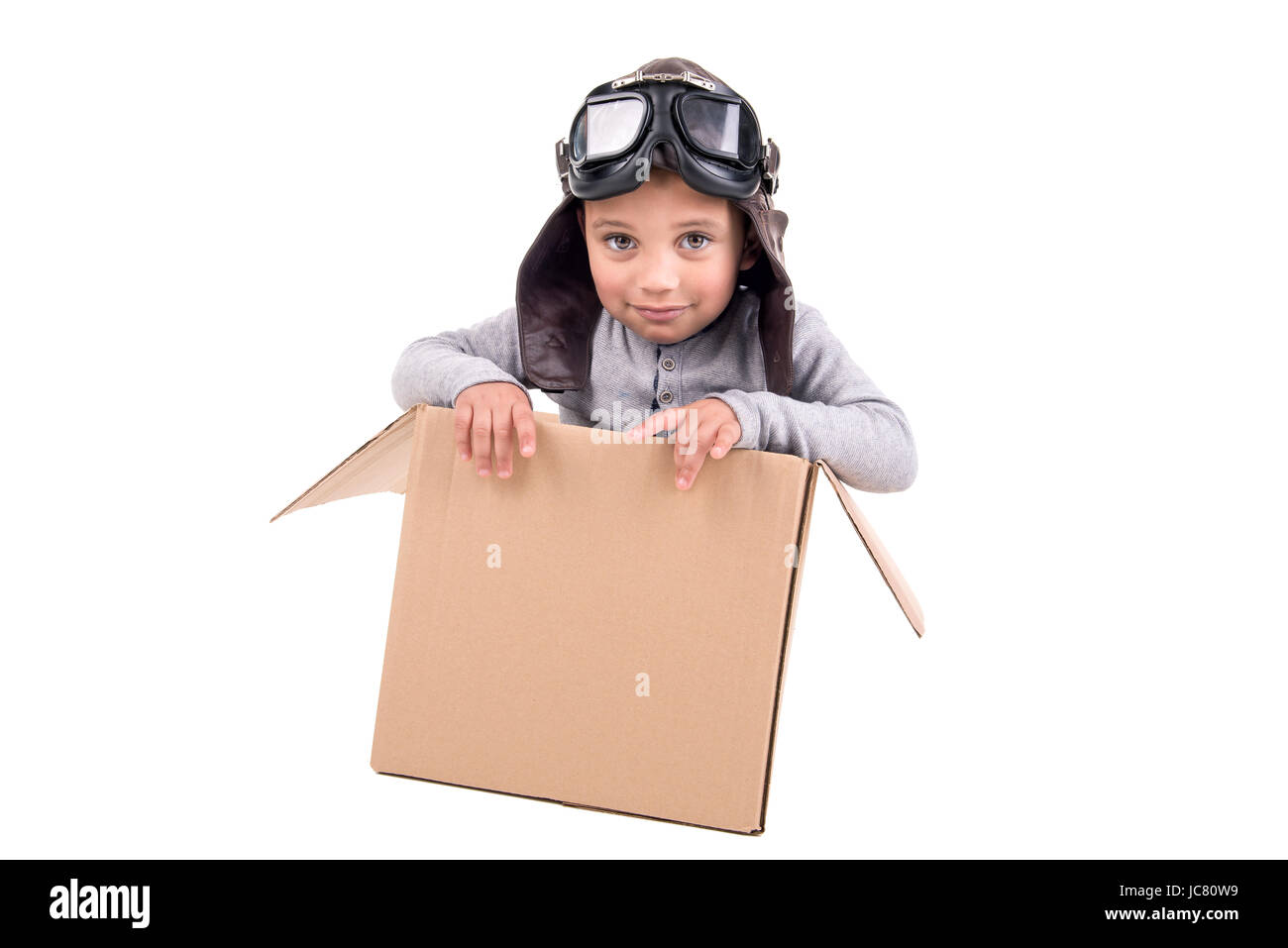 Boy box pilot hi-res stock photography and images - Alamy