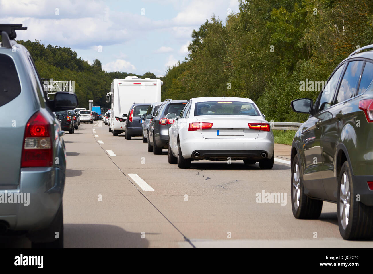 Traffic jam congestion autostau hi-res stock photography and images - Alamy