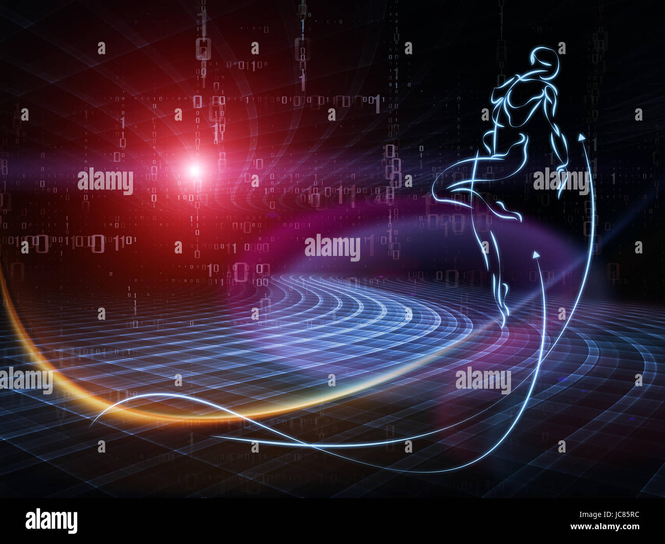 Geometry of Man series. Composition of Human line drawing, math ...